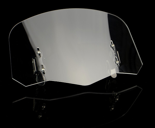 UNIVERSAL MOTORCYCLE ADJUSTABLE SCREEN WINDSCREEN SPOILER WIND ...